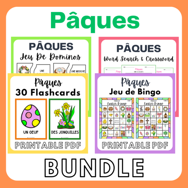 FRENCH Easter / Pâques Activities BUNDLE | Made By Teachers