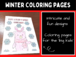 High School Winter Coloring Pages | Three Holiday Coloring Pages | 9-12 ...
