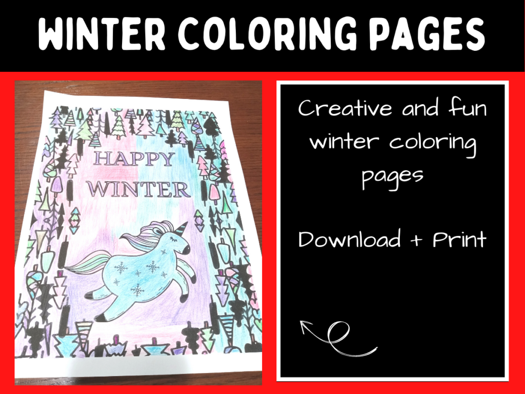 High School Winter Coloring Pages | Three Holiday Coloring Pages | 9-12 ...