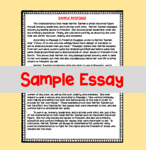 State Test Prep: Paired Passages with Writing Prompt - Harriet Tubman ...