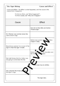 Kate DiCamillo "The Tiger Rising" worksheets | Made By Teachers