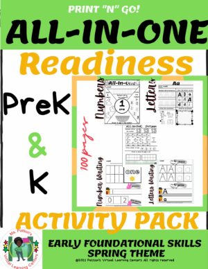 Foundational Skills for Early Learners Workbook Prek-1/ESL | Made By ...