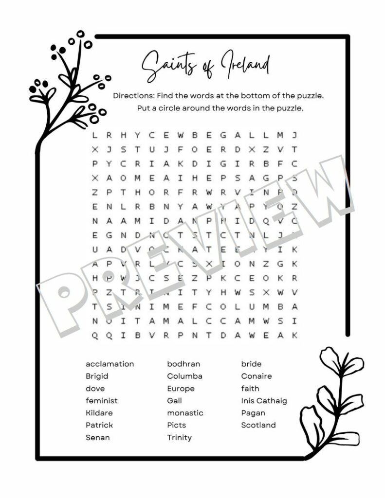 Profiles in History--Saints of Ireland | Made By Teachers