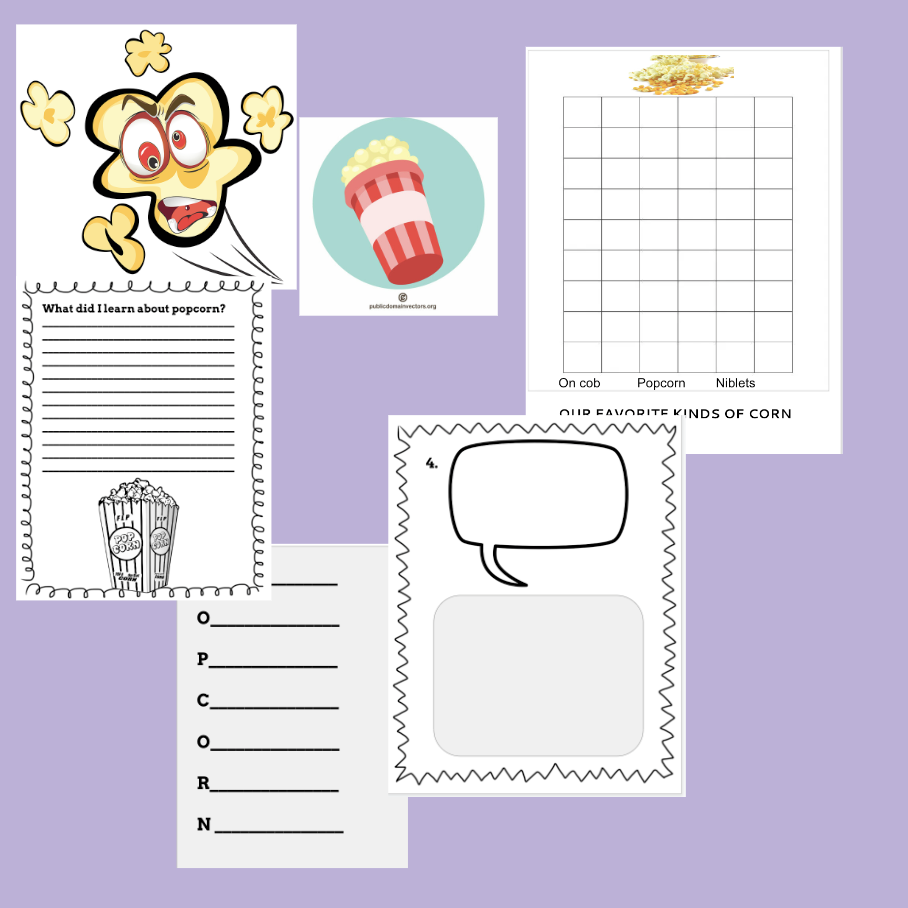 THE POPCORN BOOK by Tomie dePaola Reading & Extension Activities | Made ...