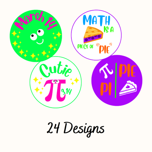 Pi day gift tags, Pi day Brag Tags, Pi day reward tags, Pi day ...