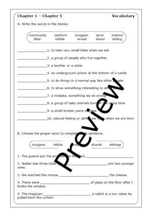 Kate DiCamillo "The Tale of Despereaux" worksheets | Made By Teachers