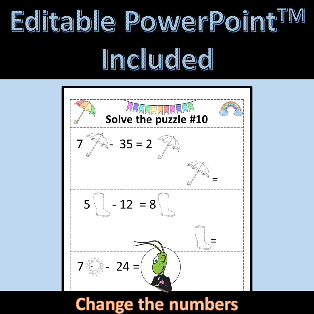Spring Solving One and Two Step Equations | Logic Puzzles | Algebra 1 ...