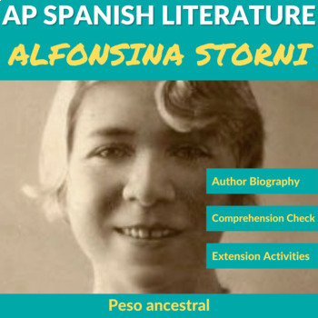 Peso Ancestral Alfonsina Storni