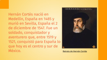 Hernán Cortés AP Spanish Literature Presentation & Activities | Made By ...