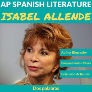Isabel Allende: AP Spanish Literature Presentation & Activities | Made ...