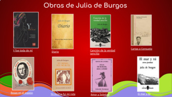 Julia de Burgos: AP Spanish Literature Presentation & Activities | Made ...