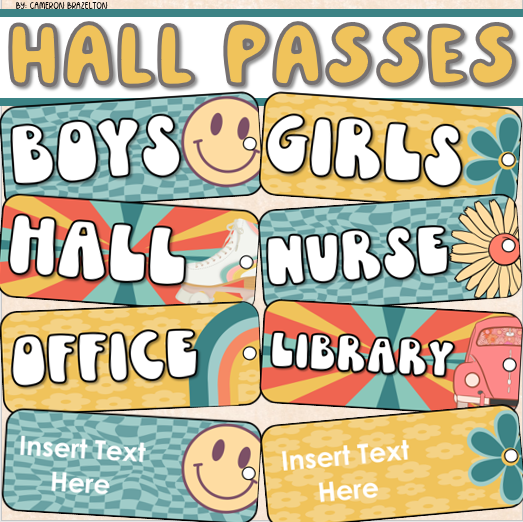 Hall Pass Clip Art