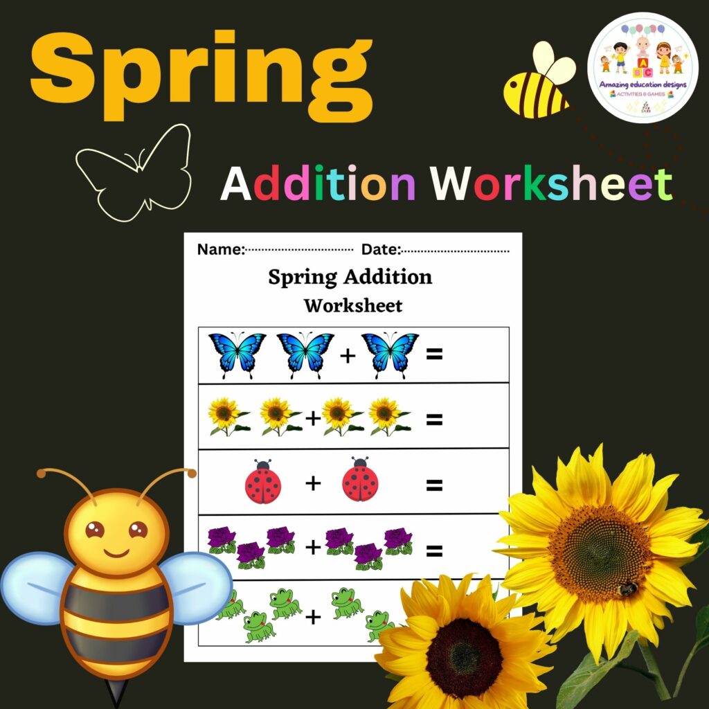 Spring Addition Worksheet | Made By Teachers