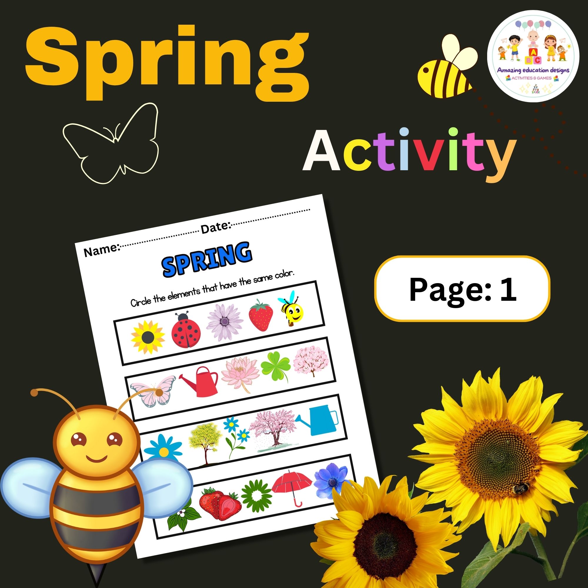 Spring Activity Worksheet | Made By Teachers