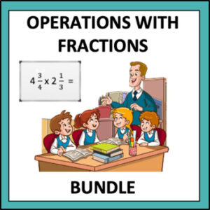 Operations With Fractions Bundle - instructions and practice | Made By ...