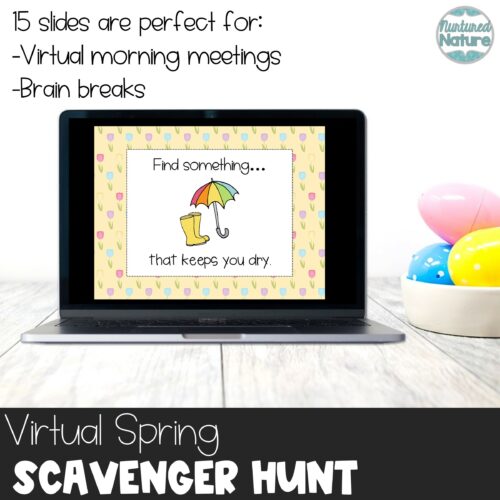 Spring Scavenger Hunt for Kids, Virtual Games for Zoom, Classroom Party ...
