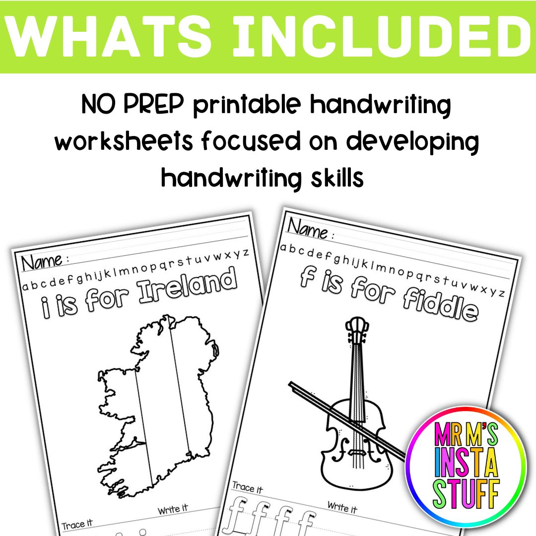 St Patrick's Day Handwriting Practise | Made By Teachers