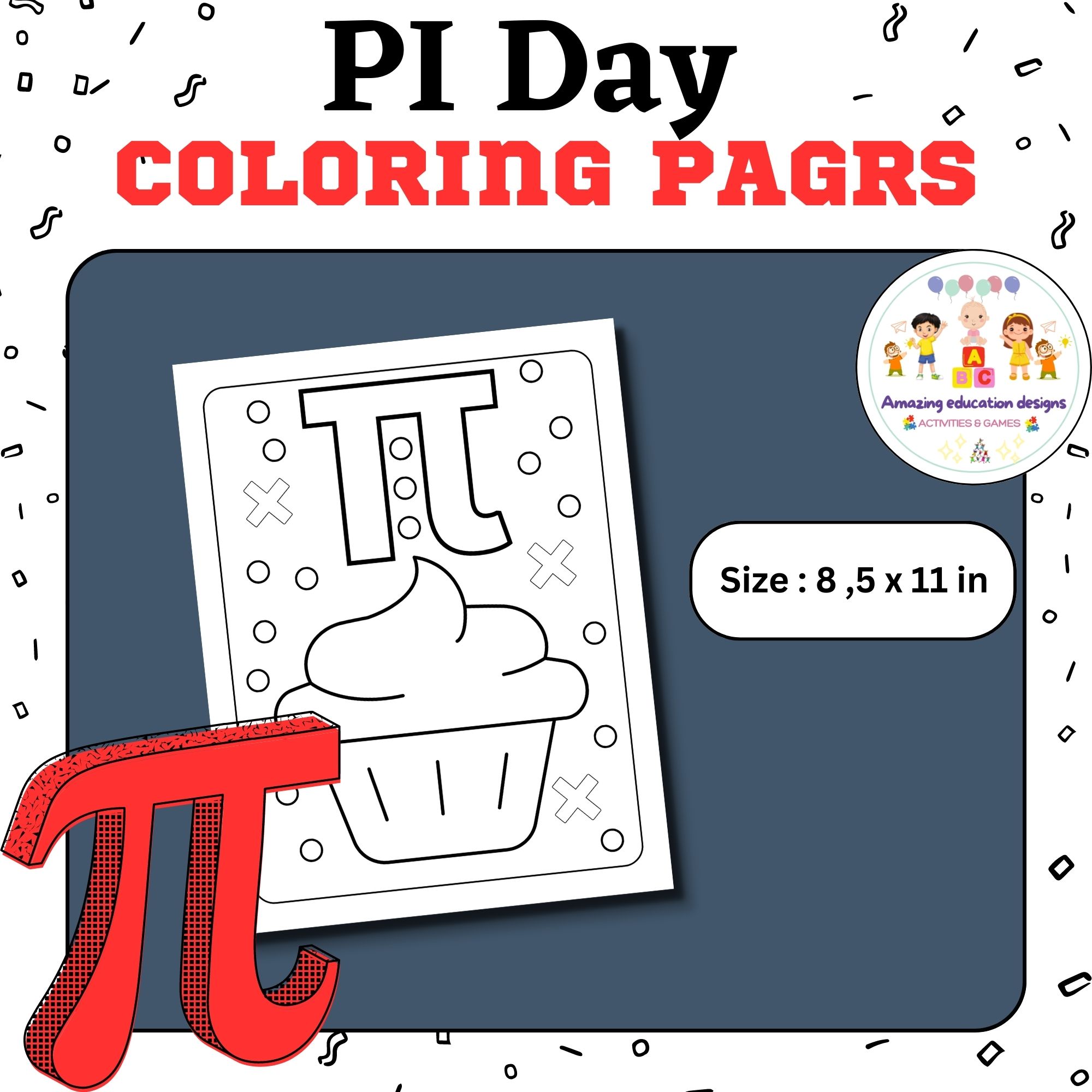 PI Day Coloring Pages | Made By Teachers