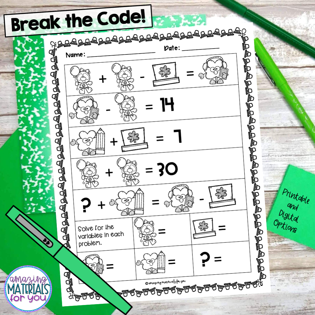 Break the Code | St Patricks | Made By Teachers