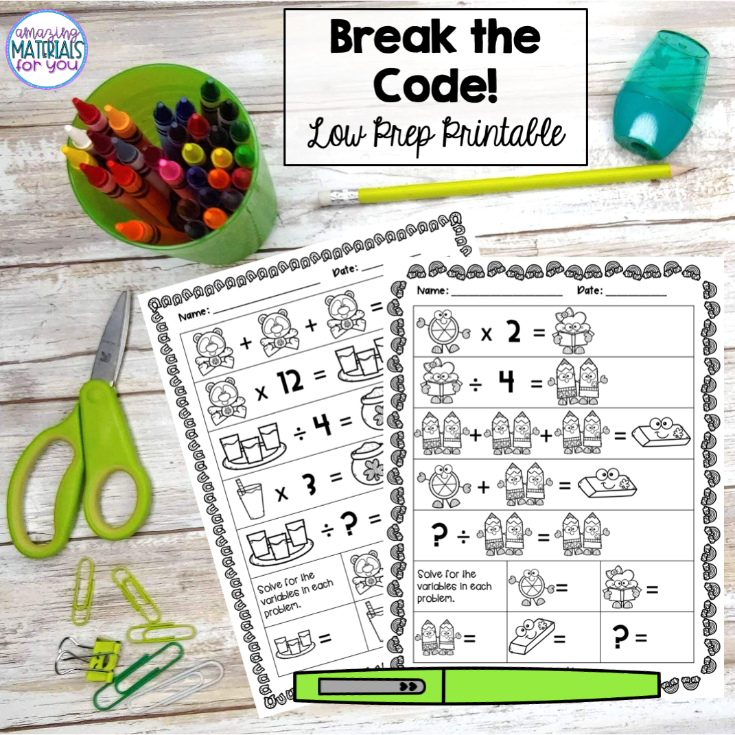 Break the Code | St Patricks | Made By Teachers