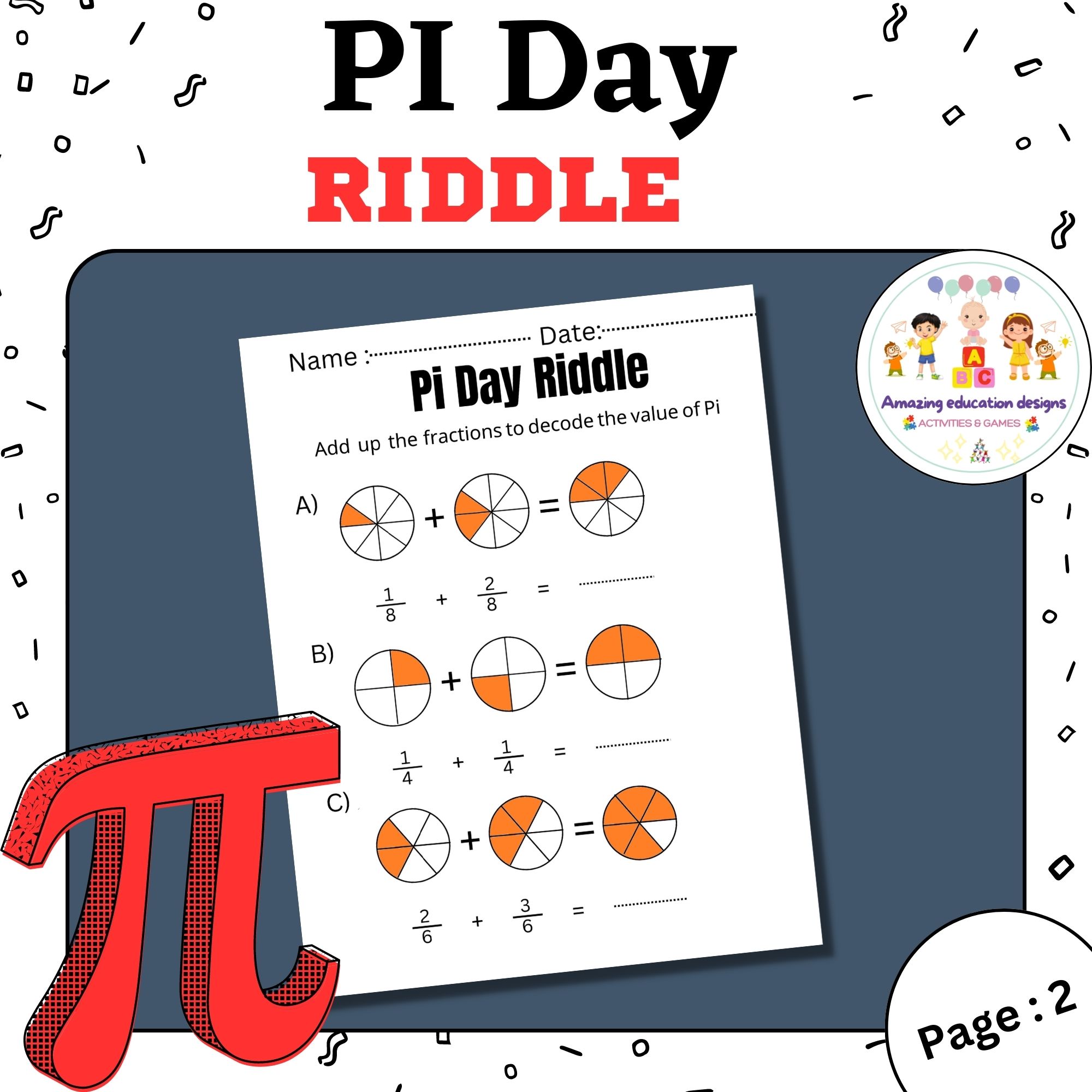 Pi Day RIDDLE | Made By Teachers