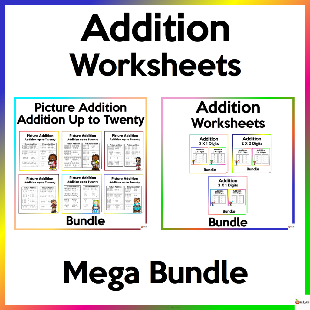 Addition Worksheets Mega Bundle | Made By Teachers Addition Worksheets Mega Bundle | Made By Teachers