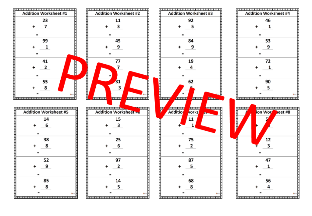 Addition Worksheets Mega Bundle | Made By Teachers