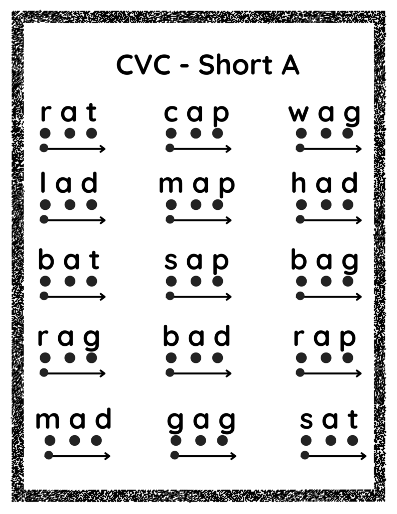 SOR CVC Phonics Bundle- Tap and Blend, Word Ladders, Sentence Pyramids ...