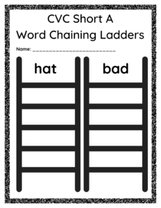 SOR CVC Phonics Bundle- Tap and Blend, Word Ladders, Sentence Pyramids ...