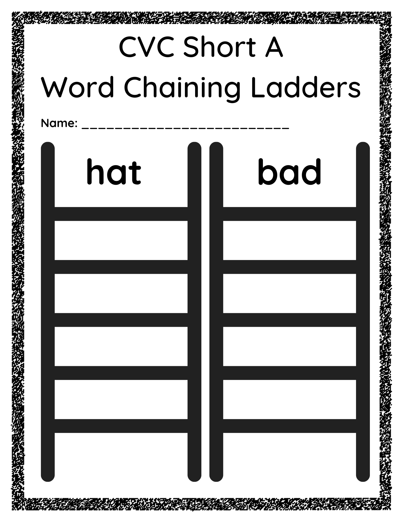 SOR CVC Phonics Bundle- Tap and Blend, Word Ladders, Sentence Pyramids ...
