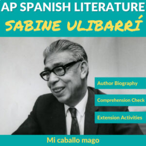 Sabine Ulibarrí: AP Spanish Literature Presentation & Activities | Made ...