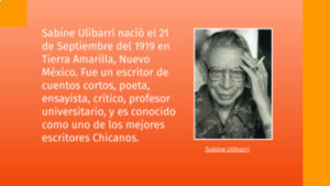 Sabine Ulibarrí: AP Spanish Literature Presentation & Activities | Made ...