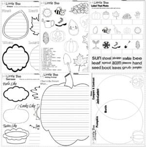 Little Boo Halloween Fall Book Study Companion Reading Comprehension ...