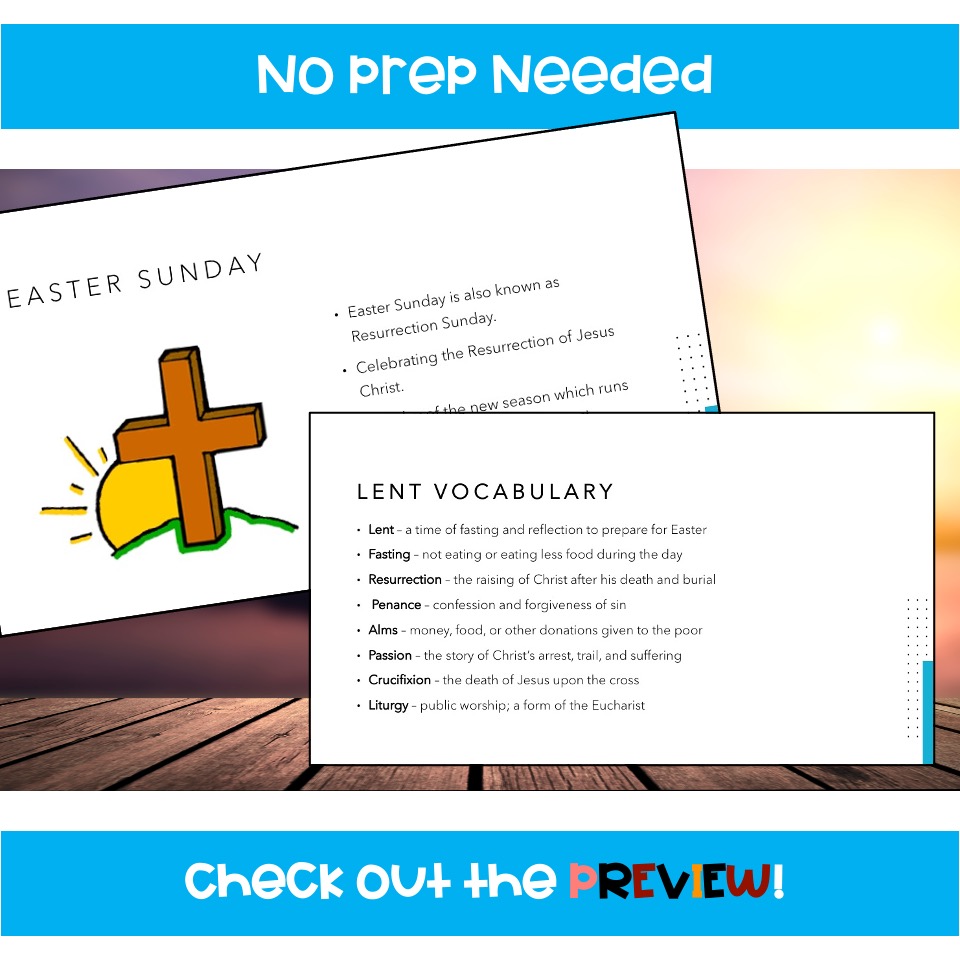 Lenten Season for Children K-3 | Made By Teachers