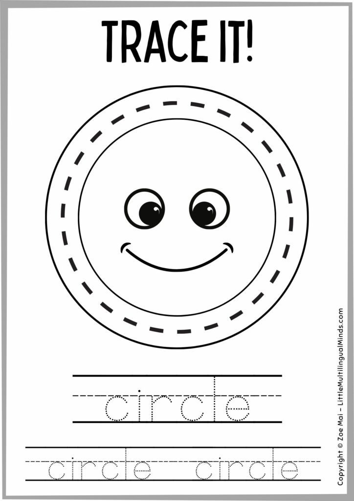 Kindergarten 2D Shapes Worksheet: CIRCLE - Shape Sort, Shape Hunt, Math ...