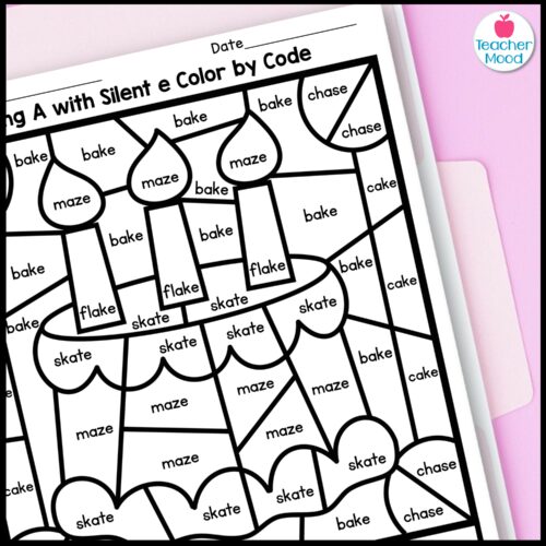 Word Work Coloring Pages | Phonics Worksheets | Decodables | Made By ...