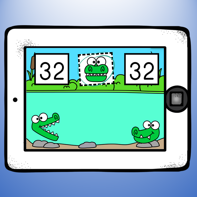 Compare Numbers Crocs 1 - 100 Boom Cards™ | Digital Task Cards | Made ...