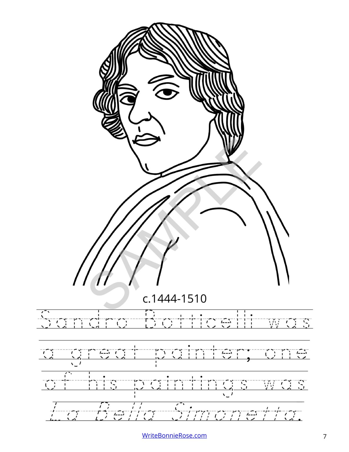 Leaders of the Renaissance Coloring Book-Level B | Made By Teachers