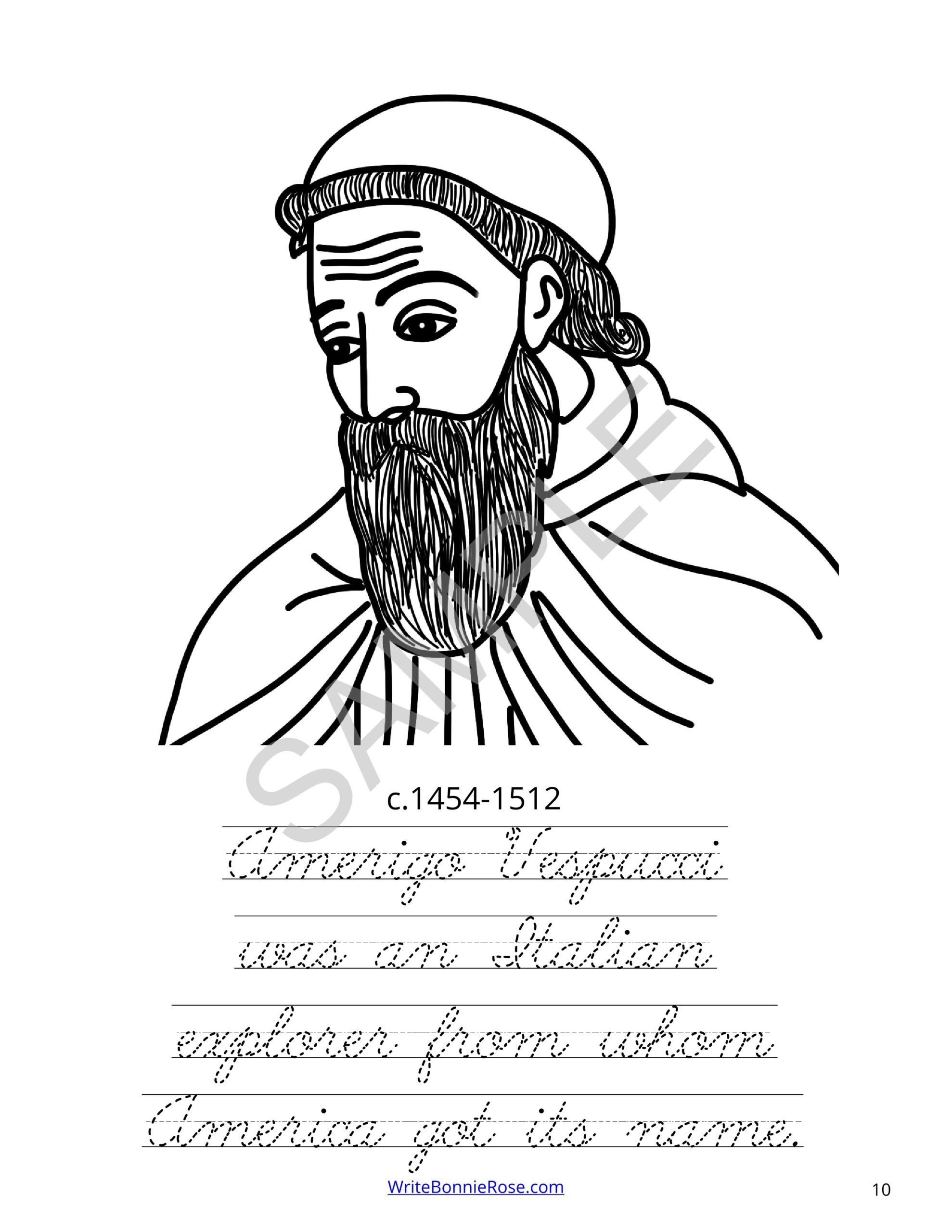 Leaders of the Renaissance Coloring Book-Level C | Made By Teachers