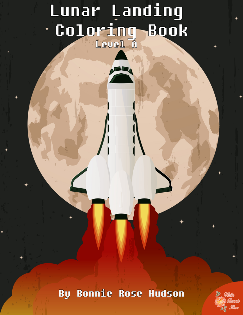 Lunar Landing Coloring Book-Level A | Made By Teachers