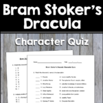 Bram Stoker’s Dracula Character Quiz with Answer Key | Made By Teachers