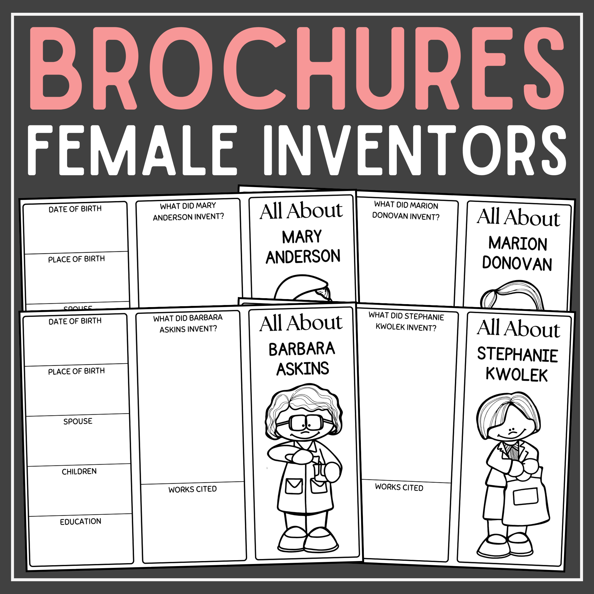 Female Inventors Research Projects | Women's History Month Biography ...