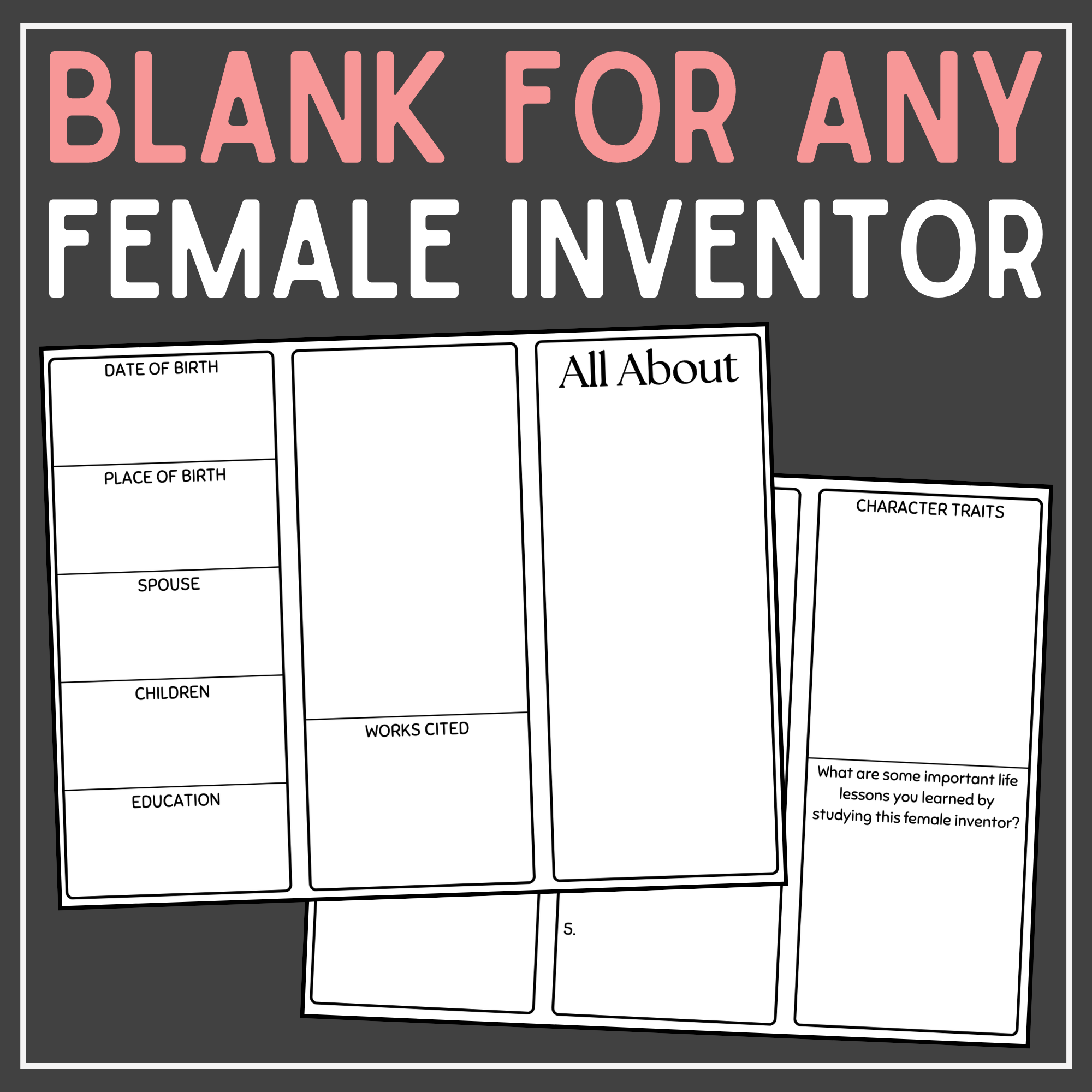 Female Inventors Research Projects | Women's History Month Biography ...