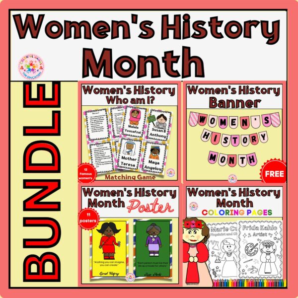 Women's History Month Activities | Bundle bulletin board, Activities ...