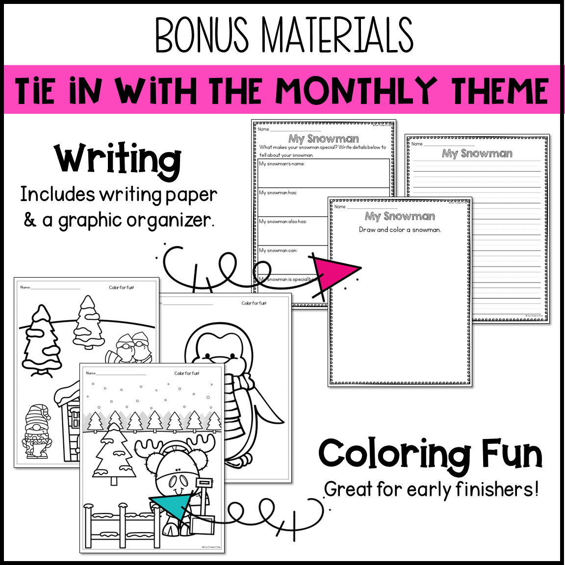 1st Grade January Morning Work - Printable & Digital No Prep Spiral ...