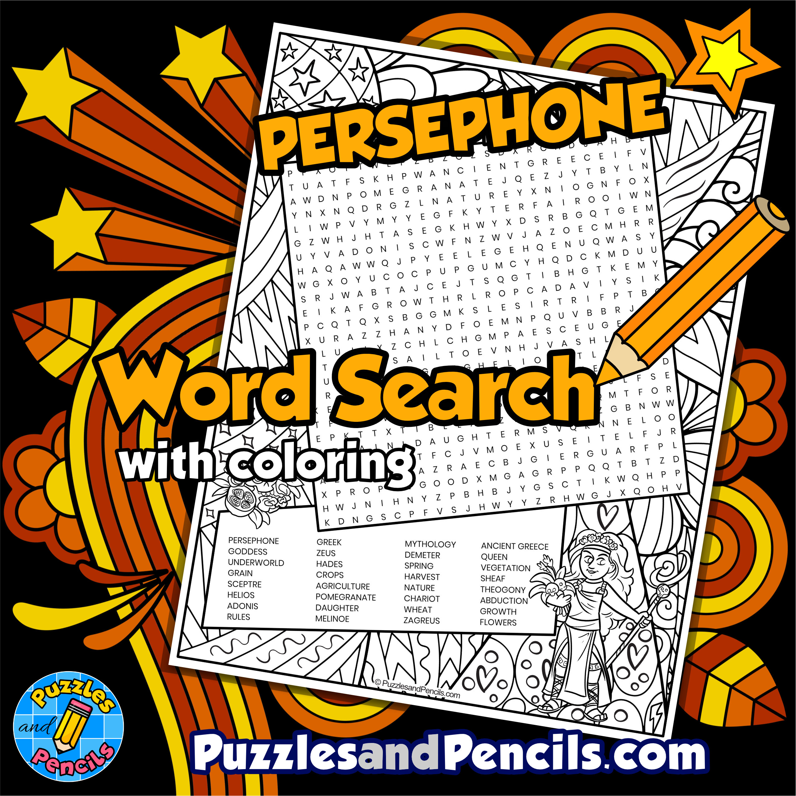 Mississippian Culture Word Search Puzzle with Coloring | US History ...