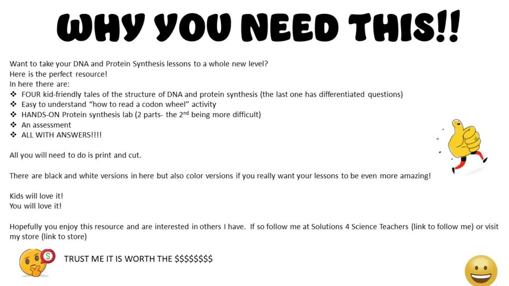 DNA and Protein Synthesis HANDS ON LAB and MORE! | Made By Teachers
