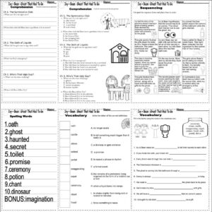 Ivy + Bean Ghost That Had to Go Novel Study Reading Comprehension Book ...