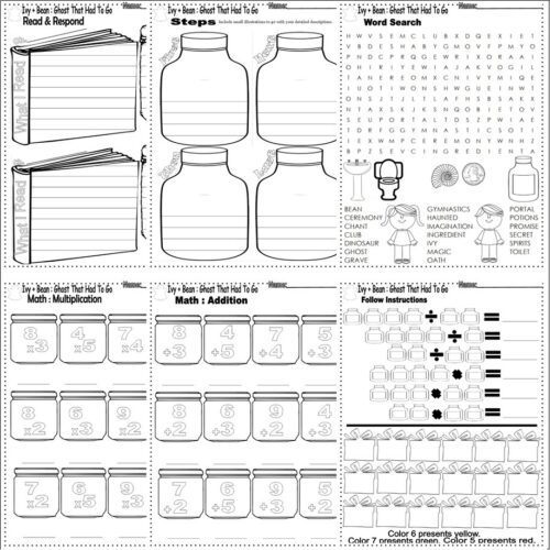 Ivy + Bean Ghost That Had to Go Novel Study Reading Comprehension Book ...
