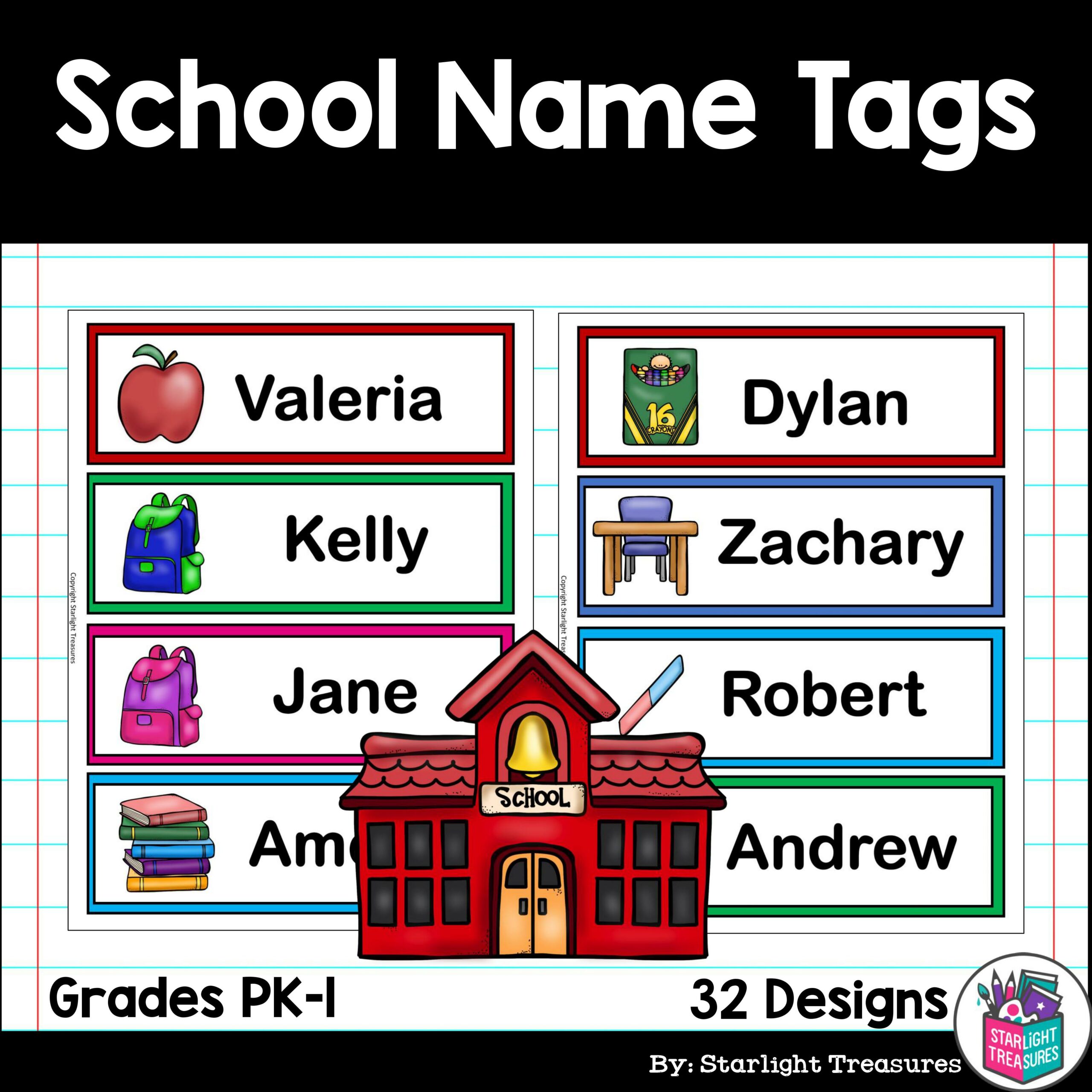 School Desk Name Tags - Editable | Made By Teachers